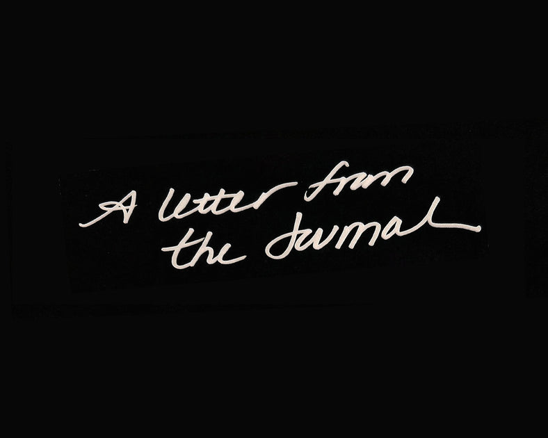 A Letter from the Journal | Eittem